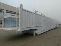 China Semi Trailer Double Deck Car Carrier Trailer With 8 Tires And Customization Option for sale
