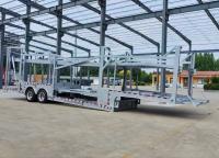 China 6-8 Cars 2 Axles 3 Axles Double Deck Roof Cargo Car Carrier Truck Semi Trailer for sale