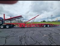 China Durable Car Transport Trailer for 6/7/8 Vehicles Loading Weight 18t-28t Axle Fuwa/BPW for sale
