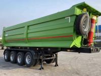 China Four Axle Dump Trailer ABS Anti Lock Braking System Ultimate For Heavy Industries for sale