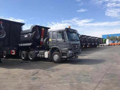 China 1310mm Wheel Base Heavy Duty Hydraulic 3 Axles 60-80 Tons Self Dumping Dump Semi Trailer for sale