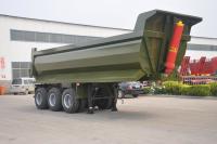 China Transport Rock/Coal/Sand/Stone With 1310mm Wheel Base And 1840mm Tread 4axle Trailer for sale