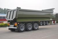 China 3axle Dump Semi Trailer With Wheel Base 1310mm And Kingpin Jost At Best for sale