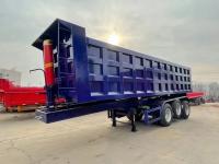China Sale Self dumping Customization 3 Axles Heavy Duty Rear Tipper Dump Truck Semi Trailer for sale
