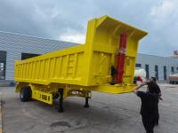 China 3 Axle Tractor Tipper Dumper Stone Sand Transport Dump Trailer for Road Construction for sale