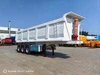China 12 Tire 3 Axle Tractor Tipper Dumper Tipping Transport Dump Semi Trailer by Fuwa / BPW for sale