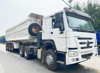 China 80t 4 Axle Rear Dump Trailer with 1840mm Tread and Gravel Ore Coal Iron /Copper Powder for sale