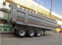 China 3 Axle Multi Funtion Flat Bed Van Type Trailer For Bulk Cement Cargo Fuel Oil for sale