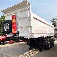 China Heavy Duty 60/80ton Rear Tipper Rear Dump Semi Trailer with Heavy Mechanical Suspension for sale