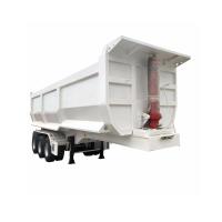 China 12 Tire U-Shape Dumper Tipping Ironstone Sand Coal Transport Dump Trailer for sale