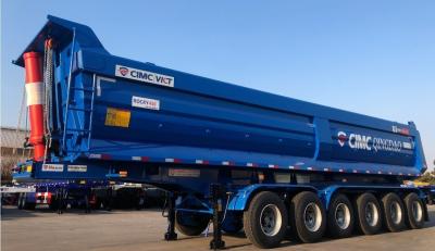 China Original 3 Axle Heavy Duty Dump Trailer with BPW Fuwa Axle Customization for sale