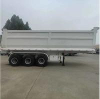 China 3 Axles 80 Tons Heavy Duty Hydraulic Dump Dumper Cargo Utility Tipper Semi Trailer for sale