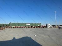 China Hydraulic Lifting Heavy Duty Modular Lowboy Truck Semi Trailer with 200t Load Capacity for sale