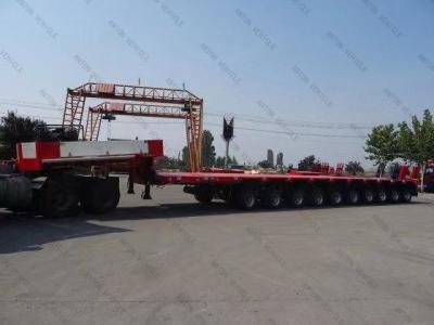China Heavy Duty Modular Trailers SPMT 280 Ton Multi Axle Self Propelled Hydraulic Modular Semi Trailer for sale