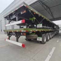 China Heavy Duty 40FT Flatbed/Plateform Cargo/Container Chassis Truck Semi Trailer With Twist Lock for sale