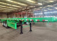 China 8t Grade 60t-70t Load Capacity Skeleton Flatbed Chassis Semi Trailer For Global Trade for sale