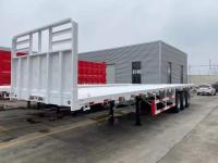 China 2024 Model 3 Axle 40ton 60ton Side Wall Semi Trailer For Cargo Container Transport for sale