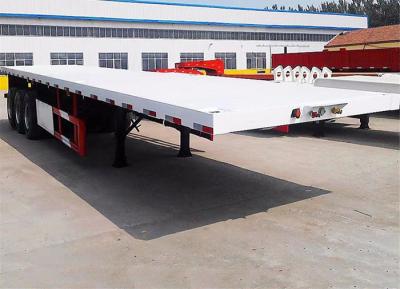China 40 Feet Flatbed Container Transport Truck Semi Trailer with Relay Valve Wabco AND9400 for sale