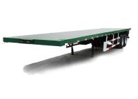 China Container Transport Flatbed Semi Trailer With ABS Anti-lock Braking System for sale