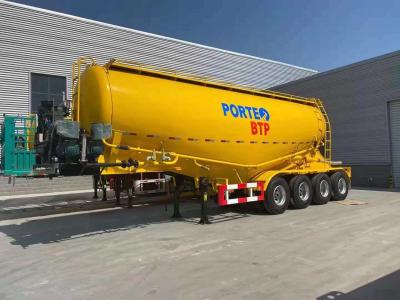 China 12t Grade Dry Bulk Cement Material Transport Tank Truck Trailer 40/45 Cbm Fuwa / BPW Axle for sale