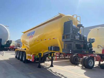 China 40/45 Cbm Dry Bulk Powder Material Tanker Truck Trailer 12t Grade Not Self Dumping for sale