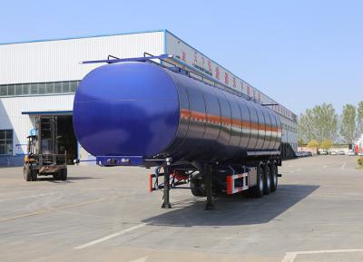 China 50t-70t Heavy-Duty Fuel /Oil Tank Trailer Transport Truck ABS Anti-lock Braking System for sale