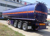 China 30000L-50000L Liters Aluminum Alloy Tanker Trailer For Fuel And Oil Transportation for sale