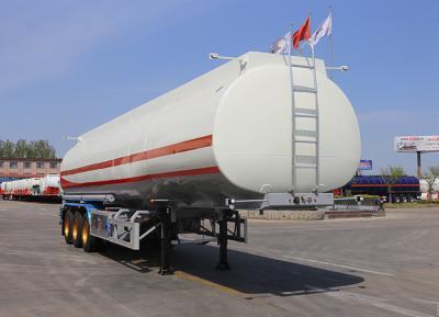 China Fuel Tank Trailer 3/4 Axle Water/Milk Liquid Transport Semi Trailer with 1840mm Tread for sale