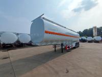 China 3 Axles 45m3 Tanker Trailer with Jost E100 Landing Gear Transport Oil Diesel Petro Fuel for sale
