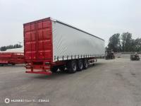 China Superlink High Sidewall Stake Tri Axle Drop Side Curtain Ideal For Freight Transport for sale