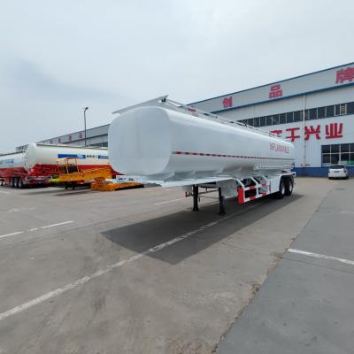 China 50t-70t Load Capacity 3 Axles 40000L -54000L Petrol Oil Tanker Fuel Tank Semi Trailer for sale