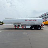 China 45000-50000 L Three Axle Aluminium Alloy Fuel Oil Tanks Trailer for sale