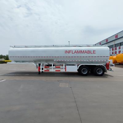 China 45000-50000 L Three Axle Aluminium Alloy Fuel Oil Tanks Trailer for sale