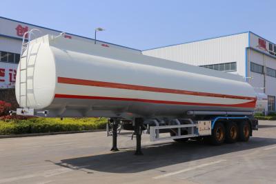 China 3 Axles Carbon Steel Tank Oil Fuel Tank Semi Trailer Heavy Mechanical Suspension for sale