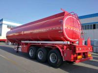 China Direct 3 Axles 40-50 Tons Oil Fuel Tanker Semi Truck Trailer With 12t Grade for sale