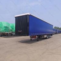 China Anton 2/3/4 BPW Axles Drop Side Curtain Board Truck Trailer For Durable Transport for sale
