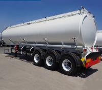 China 3 Axle Carbon Steel Oil Tanker/Fuel Tank Semi Trailer with 50t-70t Load Capacity for sale