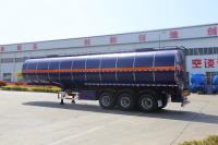 China 3-Axles Carbon Steel 40000-50000L Oil Tank/Fuel Transport Tanker Semi Truck Trailer for sale