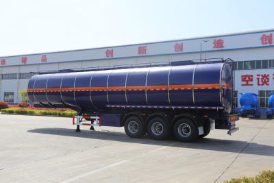China 3-Axles Carbon Steel 40000-50000L Oil Tank/Fuel Transport Tanker Semi Truck Trailer for sale