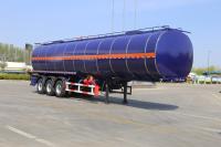 China Customization 3/4 Axles 30000-50000L Fuel Oil Tanker Trailer Carbon Steel Trailer for sale