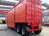 China 30t-50t Load Capacity Bulk Cargo Trailer Curtainsider with Utility PVC Tarpaulin for sale