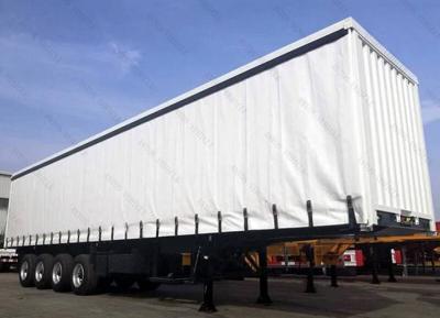 China 30t-50t Load Capacity Durable 3/4 Axle 40FT Cargo Slide Waterproof Tarpaulin Trailer for sale