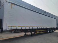 China Steel Waterproof Curtain Side Tarpaulin Semi Trailer Not Self Dumping for sale