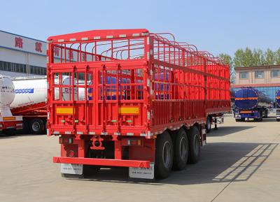 China 12/16 Tire Number Cargo Transport Fence Warehouse Trailer Truck With Wabco Relay Valve for sale