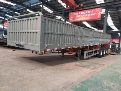 China No ABS Anti-lock Braking System Capacity Box Semi Trailer With Flatbed Construction for sale
