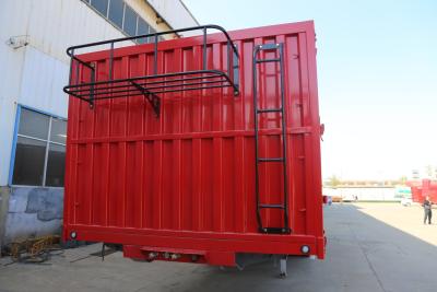 China Durable Flatbed Versatile Semi Trailer 30T Load Capacity for sale