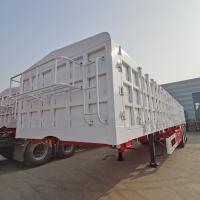 China Semi Trailer Cargo Transport Truck With Customized Side Wall Height for sale