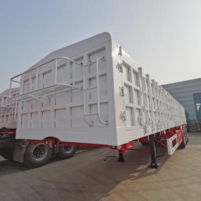 China Semi Trailer Cargo Transport Truck With Customized Side Wall Height for sale