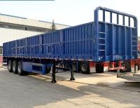 China 2/3 Axle Versatile Flatbed Trailer Box Semi Trailer Cargo Transport Truck Trailer for sale
