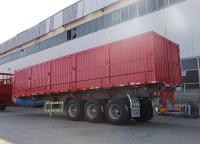 China 50 Ton Van Box Semi Trailer Leaf Spring Suspension for sale